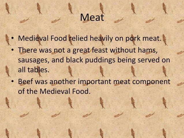 14th century food and cookery... | PPT