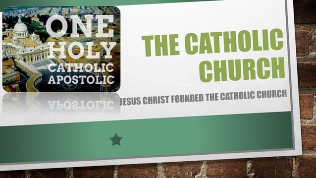 The Catholic Church | PPTX