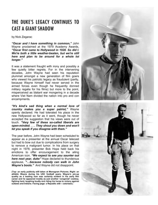 14) The Hollywood Art John Wayne, American | PDF
