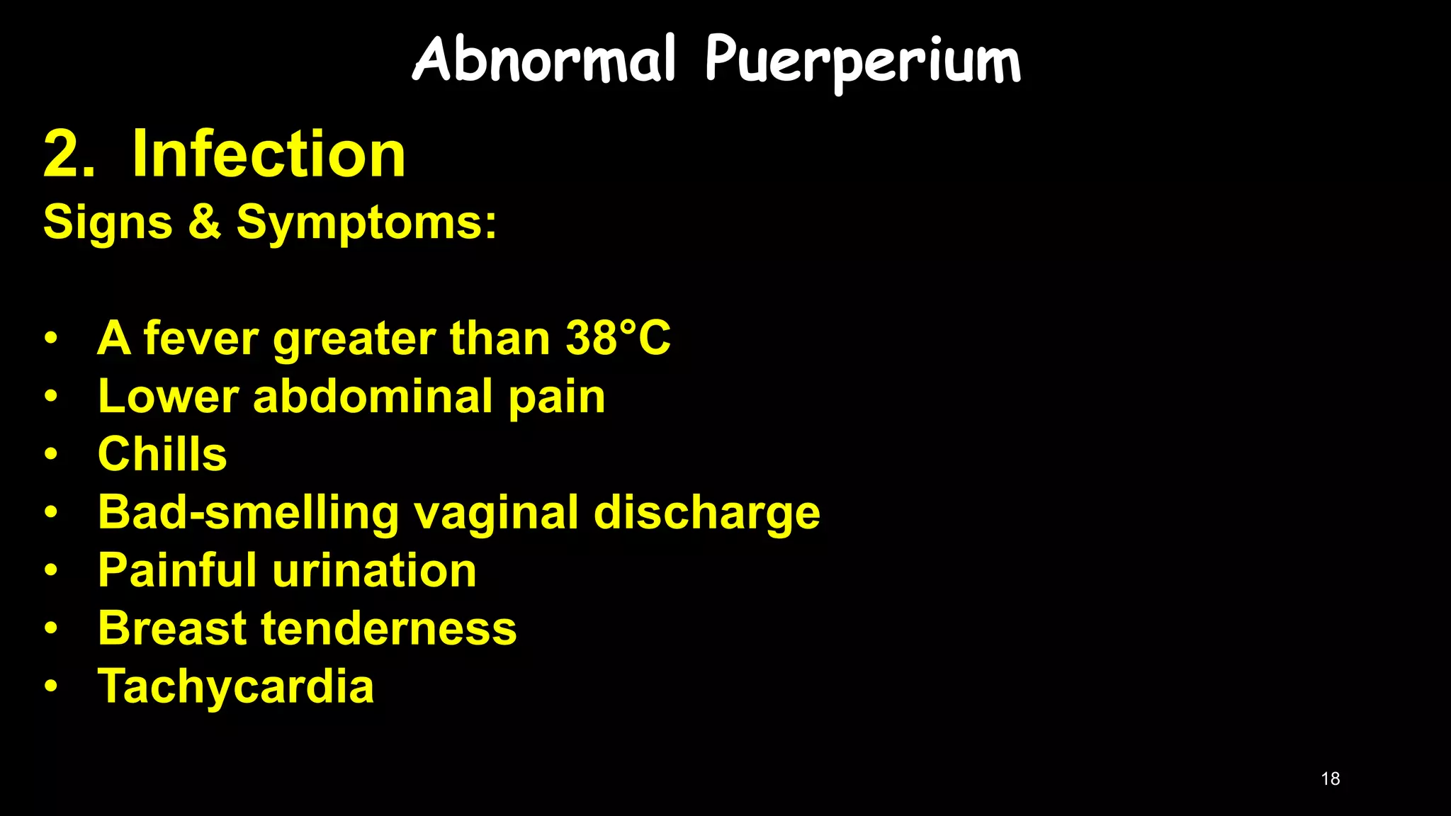 Puerperium and Postpartum Period | PPTX