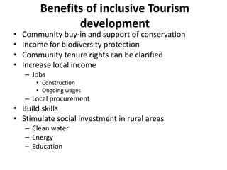 The role of NGOs in tourism concessions Steve Collins | PDF