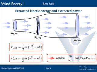 Wind energy I. Lesson 4. Wind power | PPT