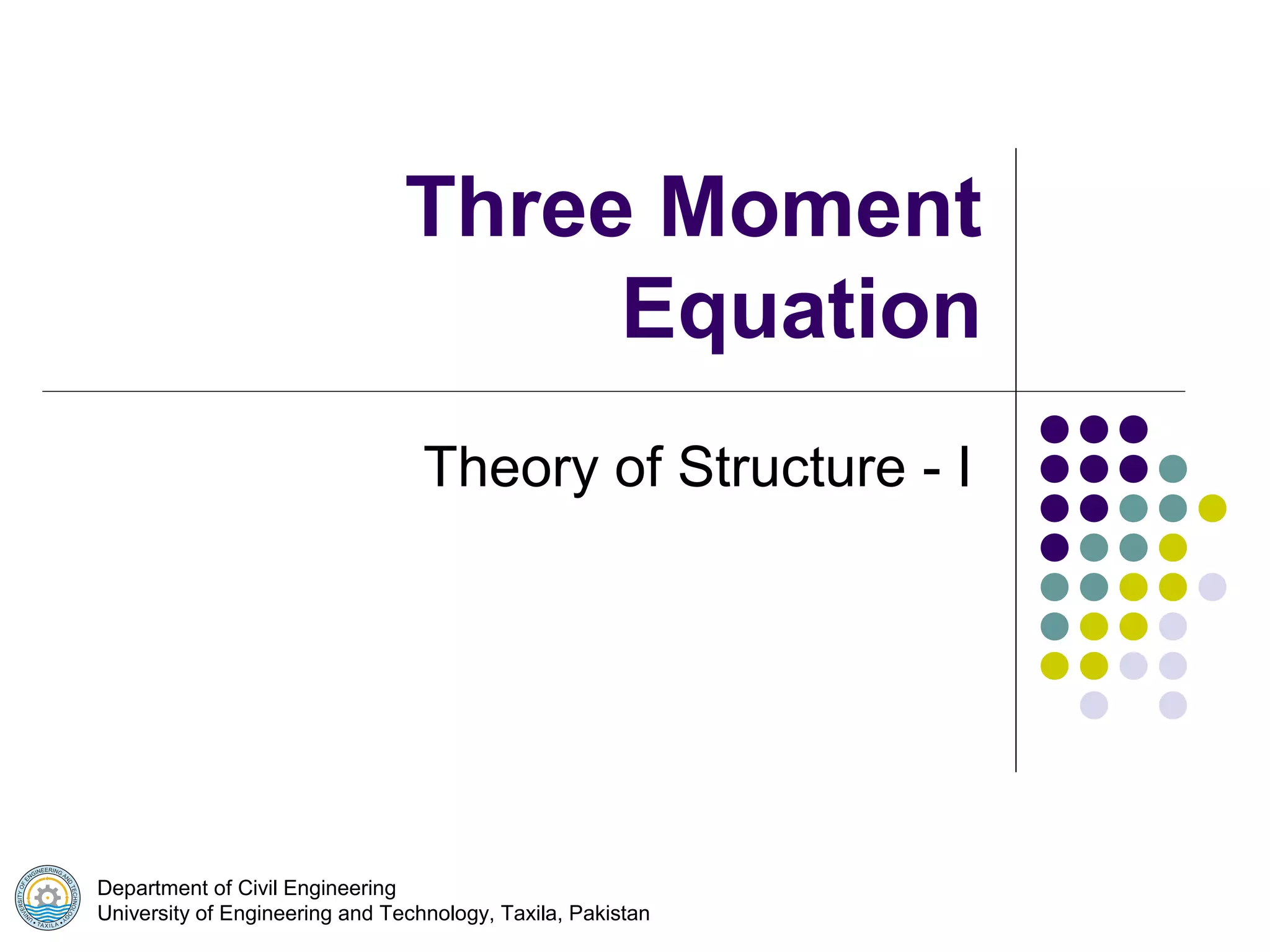 14 three moment equation | PPT