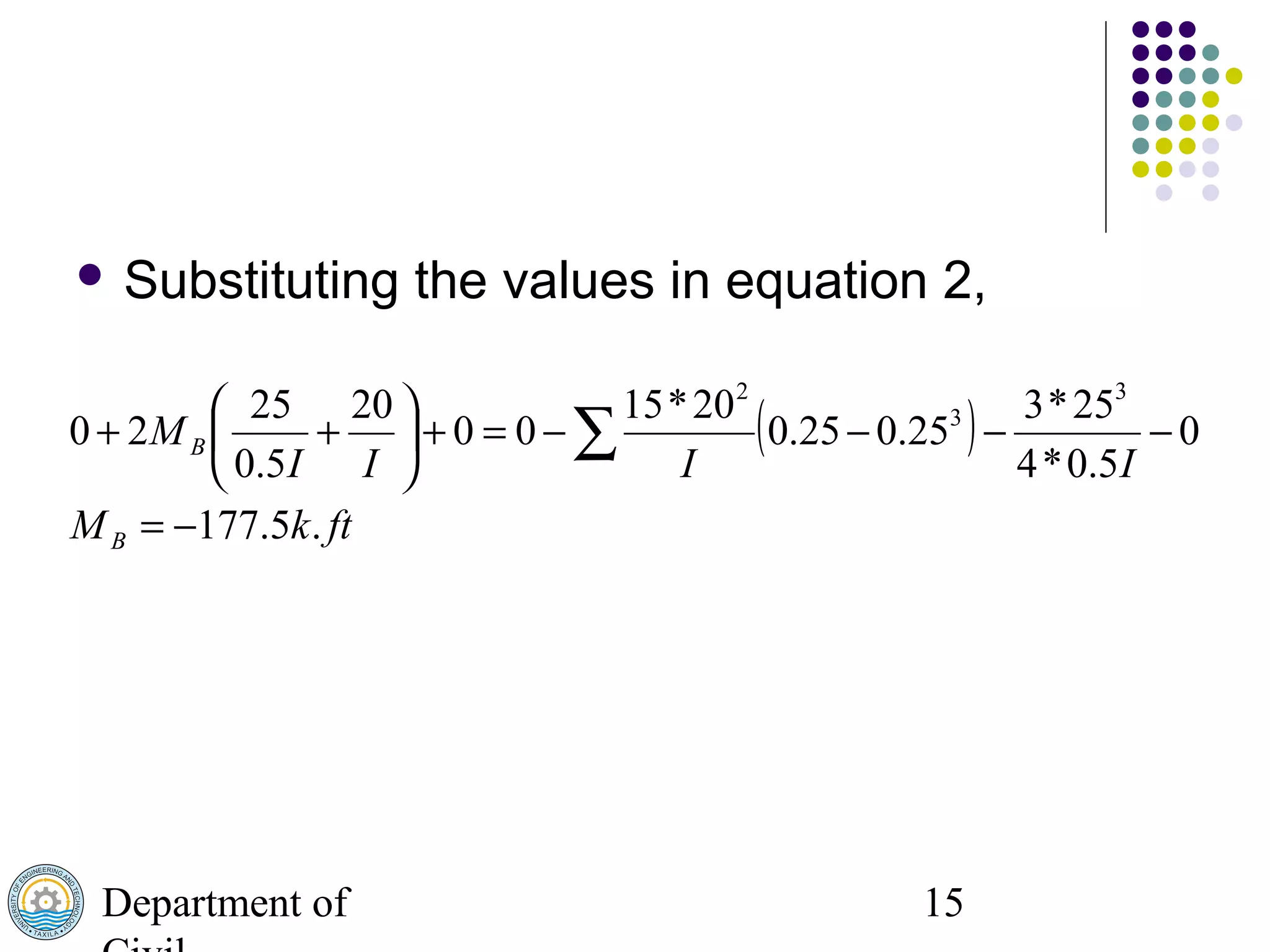 14 three moment equation | PPT