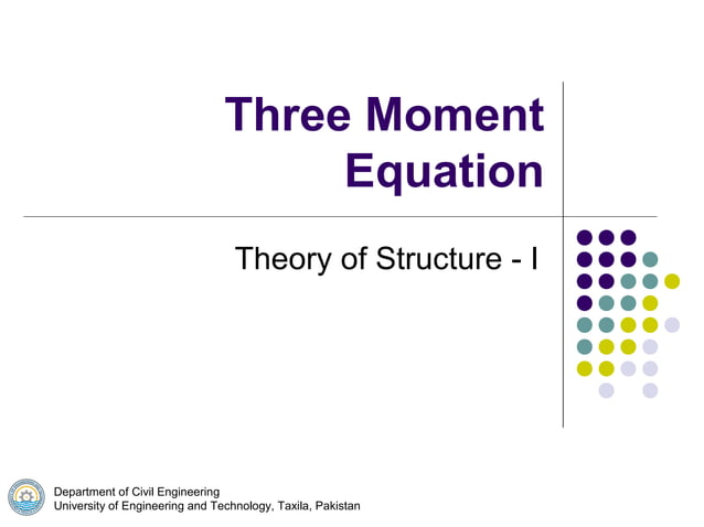 14 three moment equation | PPT