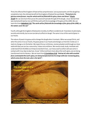 Parable Of The Yeast