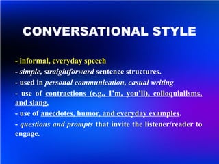 Declamatory and Conversational styles.pptx