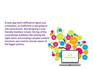 14 timeless rules for creating intuitive web apps | PPT
