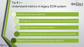 14 tips for planning a ecm content migration to share point | PPT