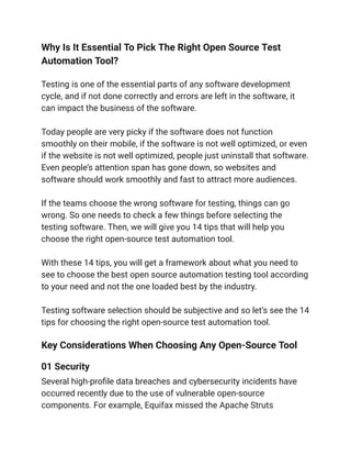 14 Tips to Choose the Right Open Source Test Automation Tool.pdf