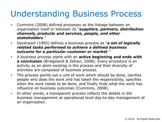 Factors influencing Process Design and Process Analysis | PDF