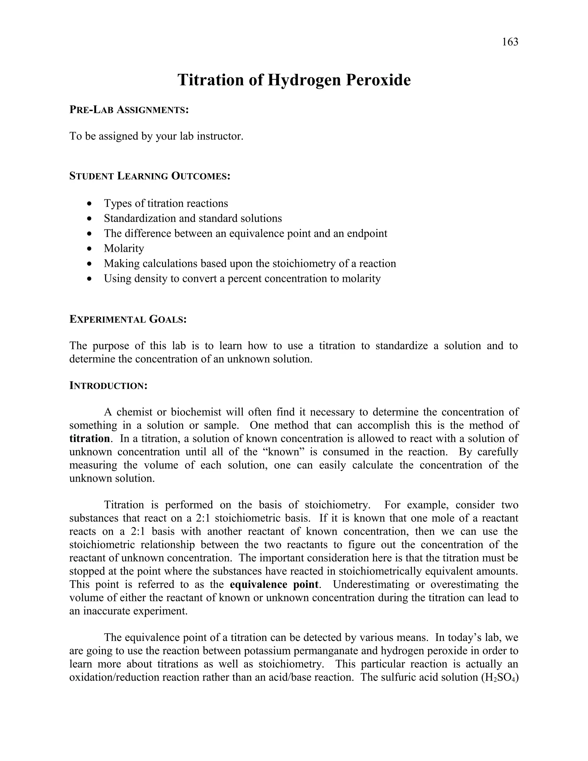 14 titration of h2 o2 | DOC