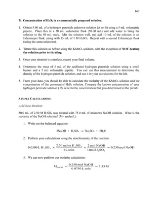 14 titration of h2 o2 | DOC