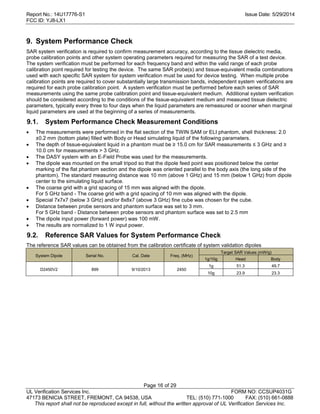 SAR Evaluation Report | PDF | Computer Peripherals | Computing