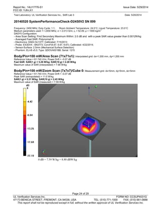 SAR Evaluation Report | PDF