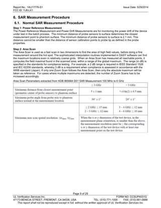 SAR Evaluation Report | PDF | Computer Peripherals | Computing