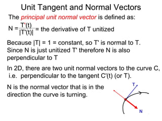 14 unit tangent and normal vectors | PPT