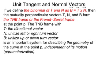 14 unit tangent and normal vectors | PPT