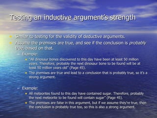 1.4 Validity, Truth, Soundness, Strength, Cogency | PPT