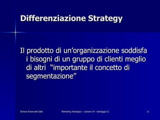 14 Vantaggio Competitivo | PPT
