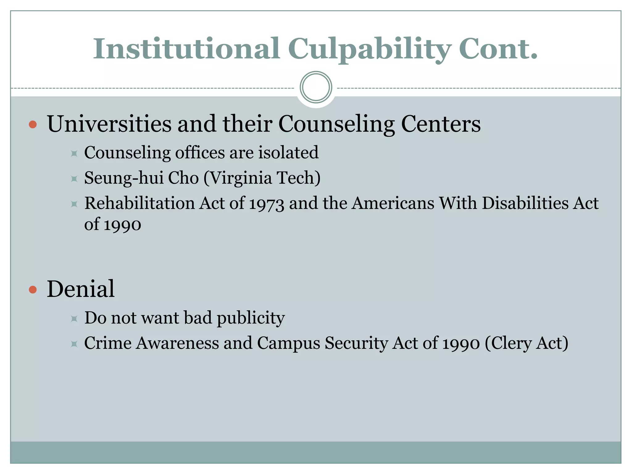 14 violent behavior in institutions | PPTX