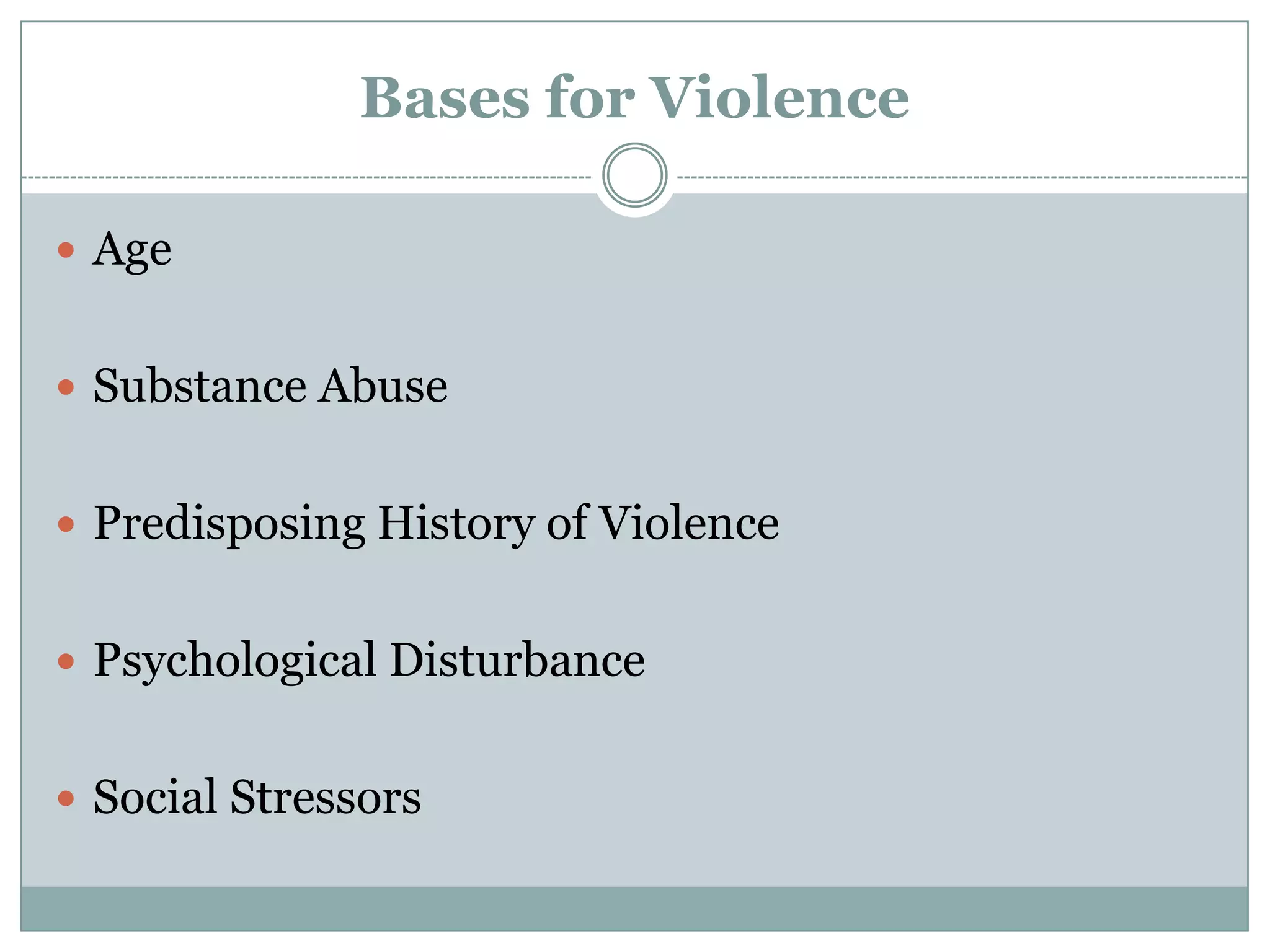 14 violent behavior in institutions | PPTX