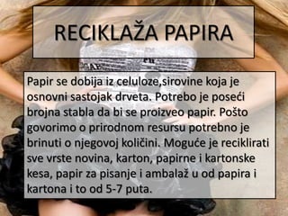 Jelena Vlahović - Reciklaža | PPTX