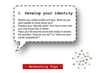 14 ways to help you develop your networking skills | PPTX