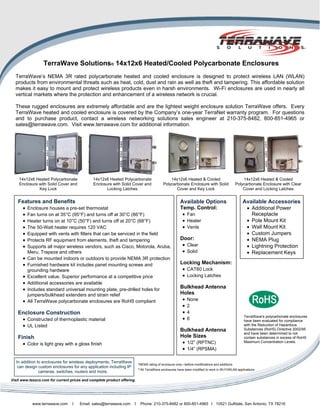 14x12x6 hcvp polycarbonate enclosures | PDF