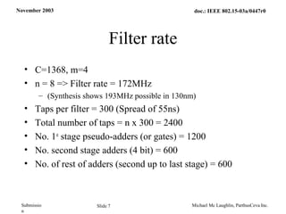 15 03-0447-00-003a-fast-fir-filter-structure | PPT