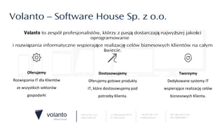 Volanto - Software House | PPT