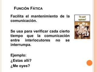 La funciones del lenguaje para 7° básico | PPT