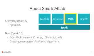 Spark DataFrames and ML Pipelines | PDF