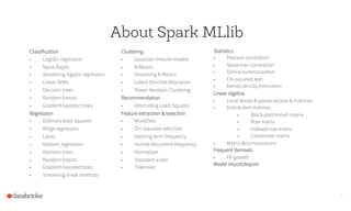 Spark DataFrames and ML Pipelines | PDF