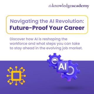AI is changing the job landscape. Are you ready? | PDF | Careers