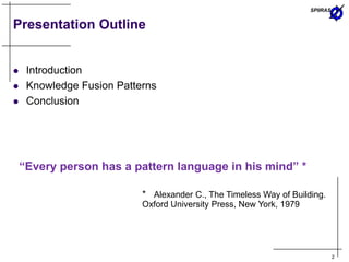 Context-Based Knowledge Fusion Patterns in Decision Support System for Emergency Response | PPTX