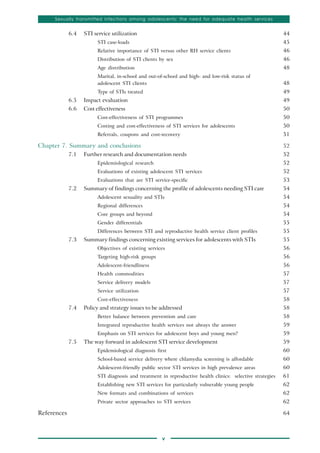 “Sexually Transmitted Infections among adolescents- The need for ...