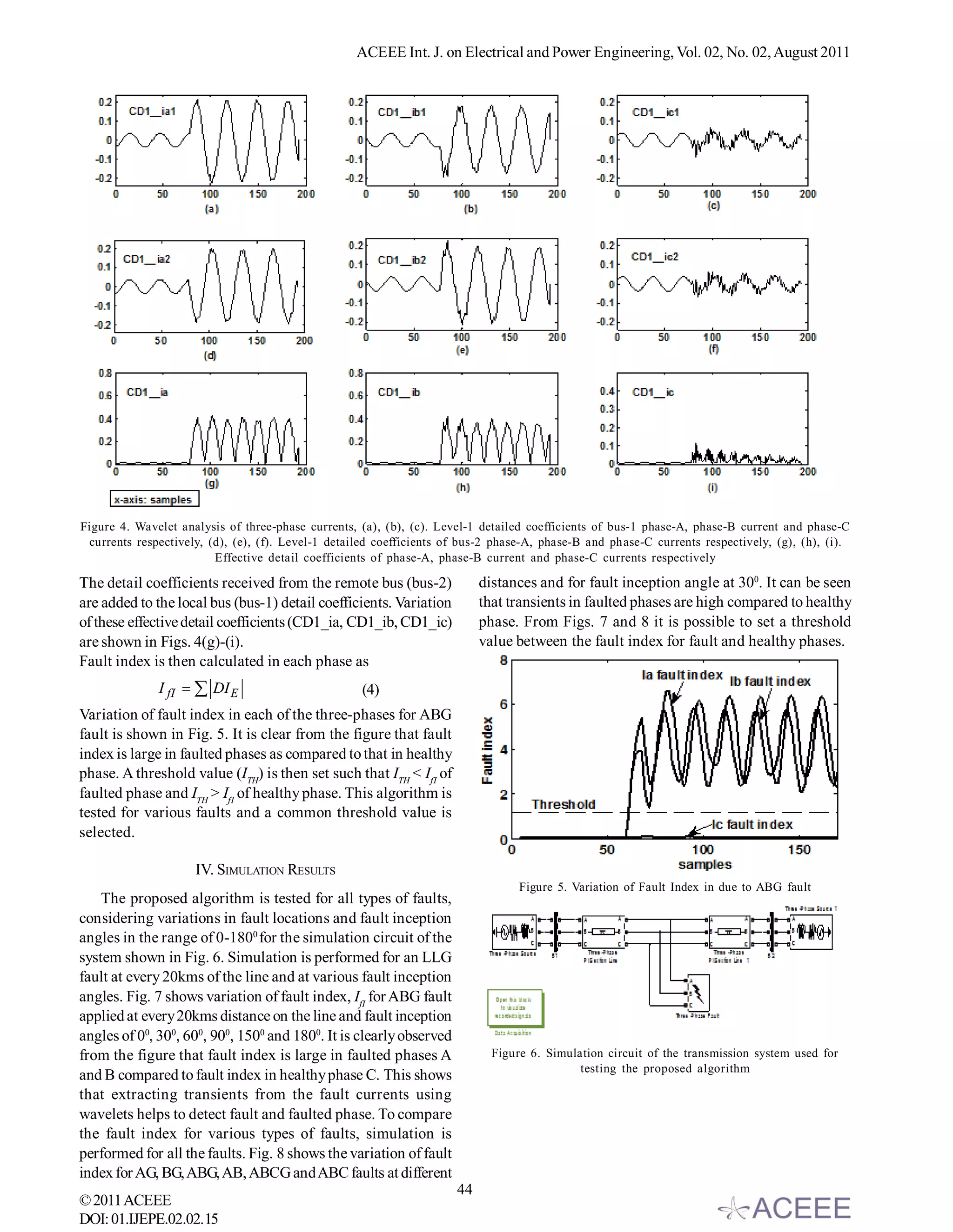 Detection of Transmission Line Faults by Wavelet Based Transient Extraction | PDF