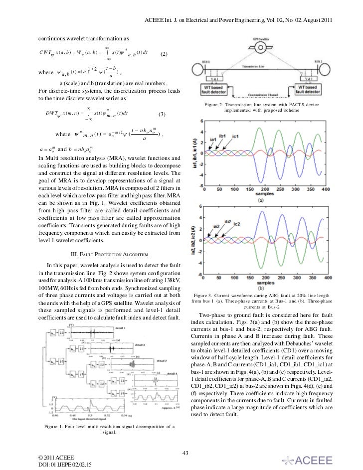Detection Of Transmission Line Faults By Wavelet Based Transient Extr…