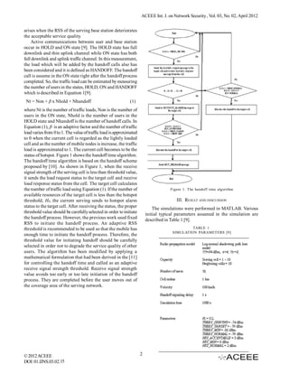 Adaptive Handoff Initiation Scheme in Heterogeneous Network | PDF