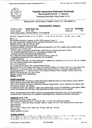 15.12.2010 k.sakar propoustecizprava_fnkv | PDF | Free Download