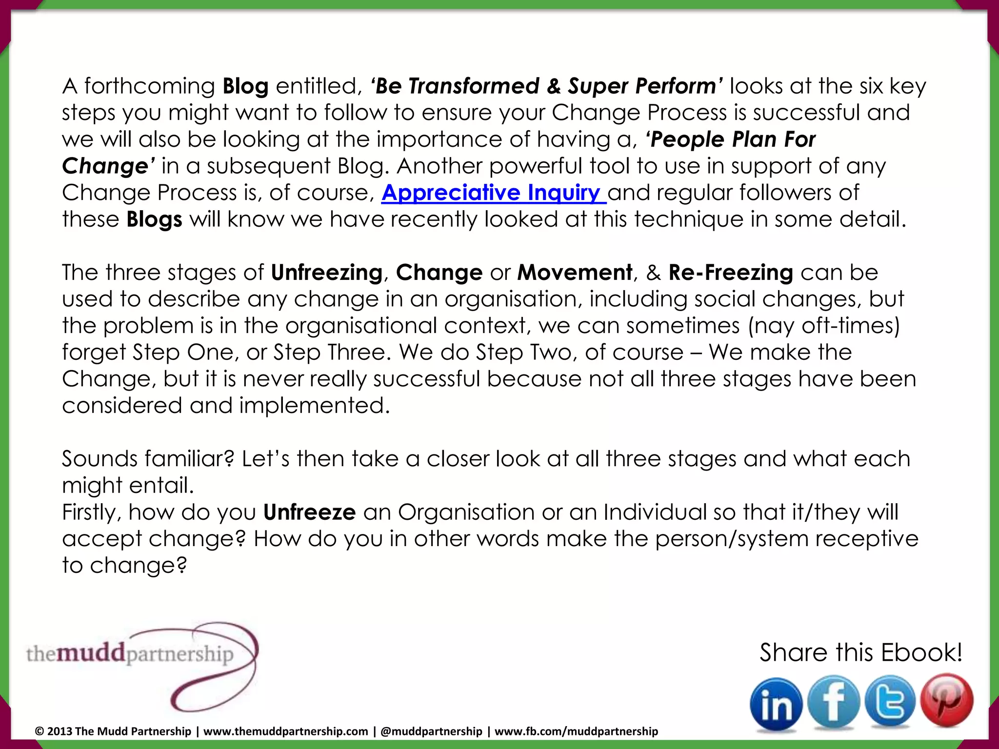 Unfreeze and Super Perform! | PPTX