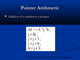 Lec 15. Pointers and Arrays | PPT