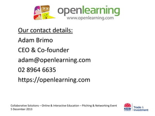 CS Education Event - Open Learning | PPT
