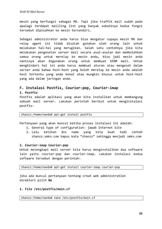 konfigurasi mail server | PDF