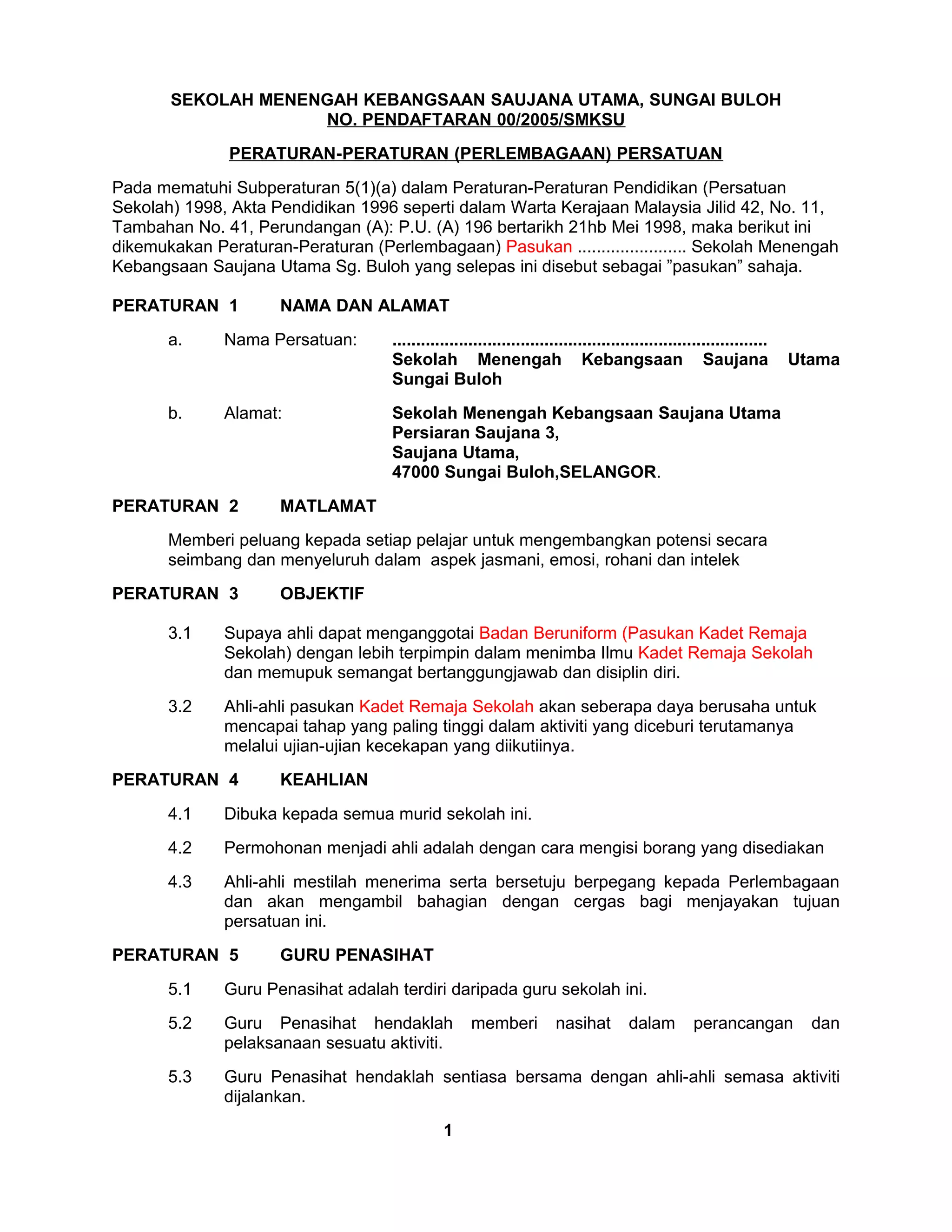 15. contoh perlembagaan | DOC