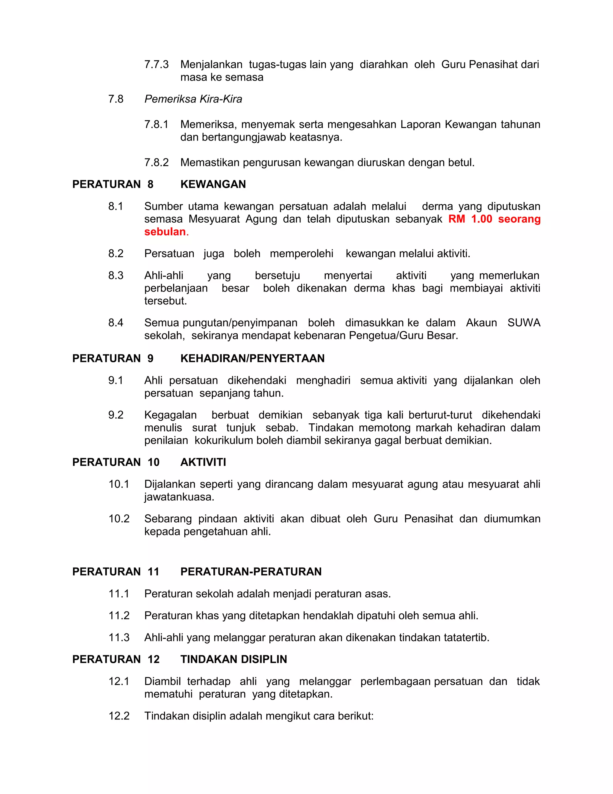 15. contoh perlembagaan | DOC