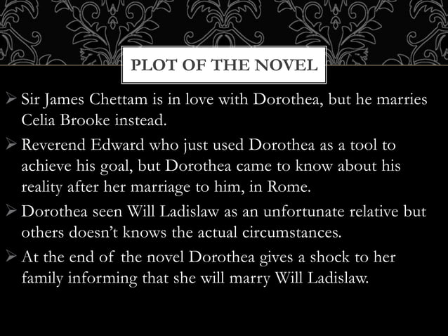 Middlemarch plot with Secrets | PPT