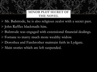 Middlemarch plot with Secrets | PPT