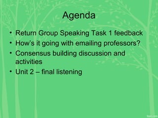 15. consensus building, bucket list lecture | PPT